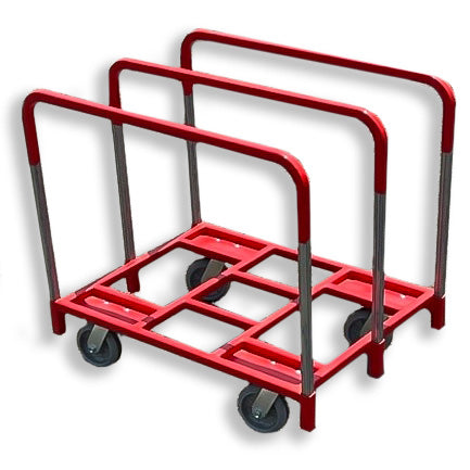 Panel Cart 28" x 38" w/ 3 Removable Bars – New Haven Moving Equipment