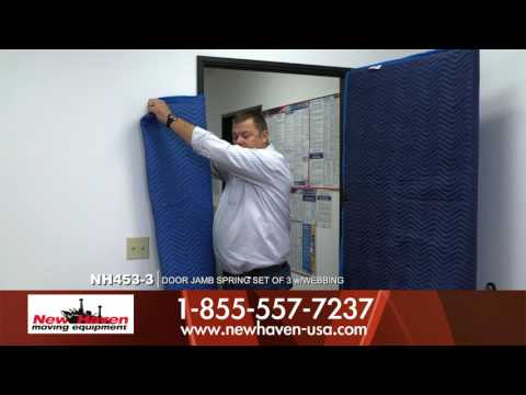 Door Jamb Protector Pad with 3 Springs – New Haven Moving Equipment